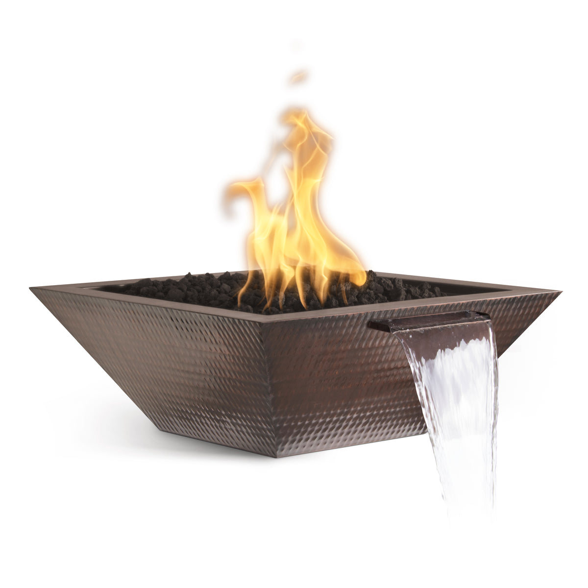 Maya Copper Fire & Water Bowl by The Outdoor Plus – Alfresco Elements
